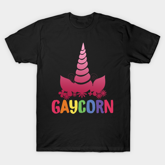Lgbt Gay Pride Month Gaycorn Unicorn Lgbtq T Shirt Teepublic
